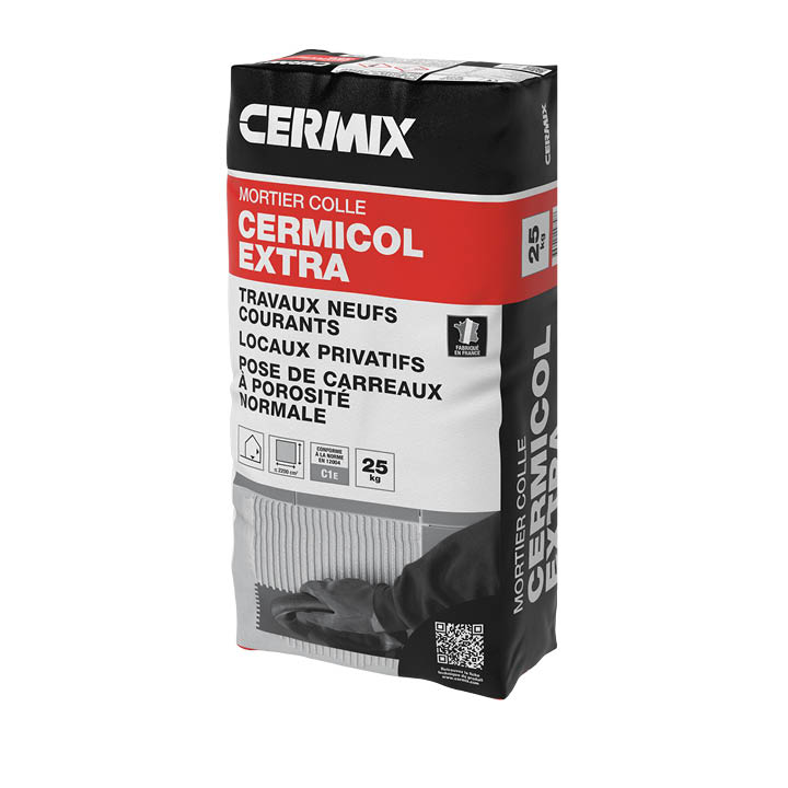 CERMICOL EXTRA - Mortier colle pour travaux courants en neuf - Cermix France