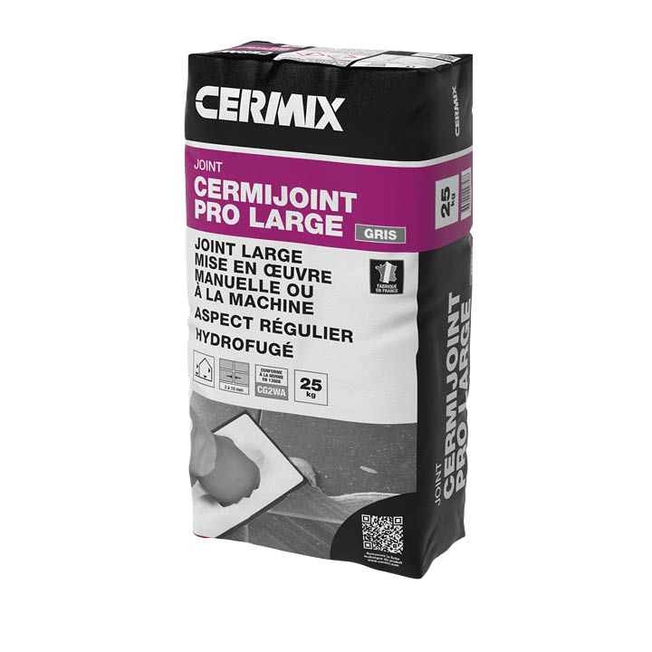 CERMIJOINT PRO LARGE - Mortier de joint - 3 à 15 mm - Cermix France
