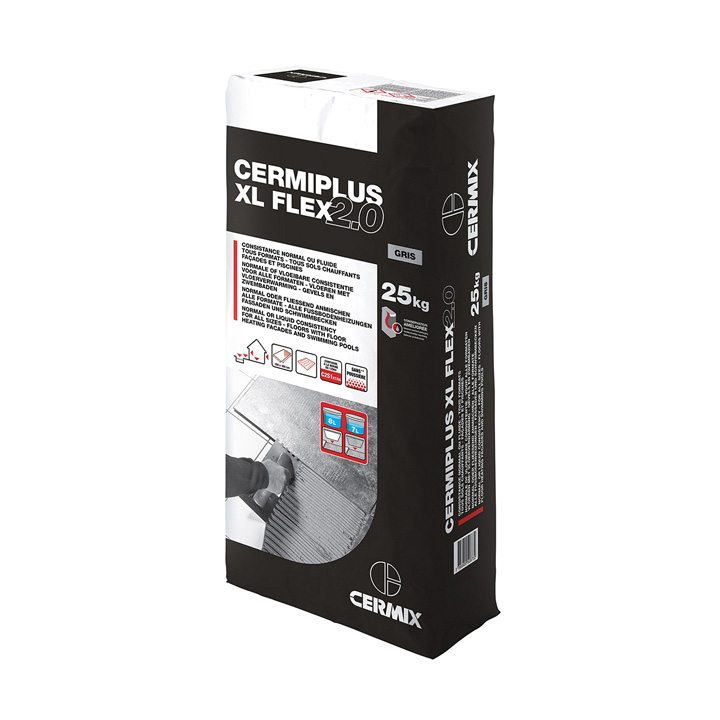 CERMIPLUS XL FLEX 2.0 - Mortier colle amélioré, haute déformabilité ...