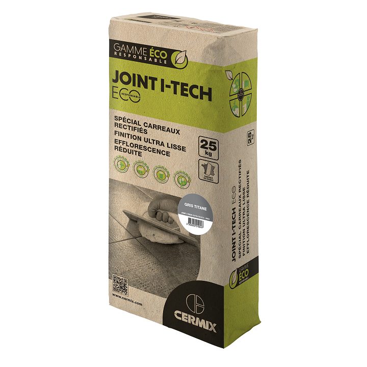 JOINT i-TECH ECO - Mortier de joint coloré de 1 à 10 mm - Cermix France