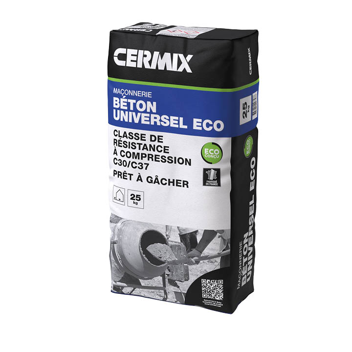 BÉTON UNIVERSEL ECO - Béton universel C30/37 - Cermix France